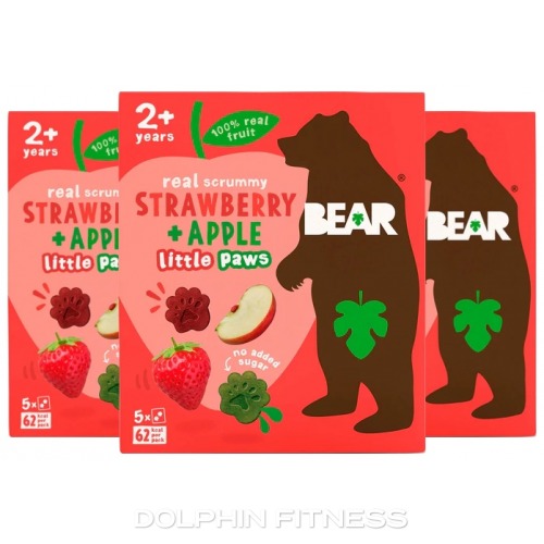Bear Strawberry & Apple Paws 4 x 5 x 20g