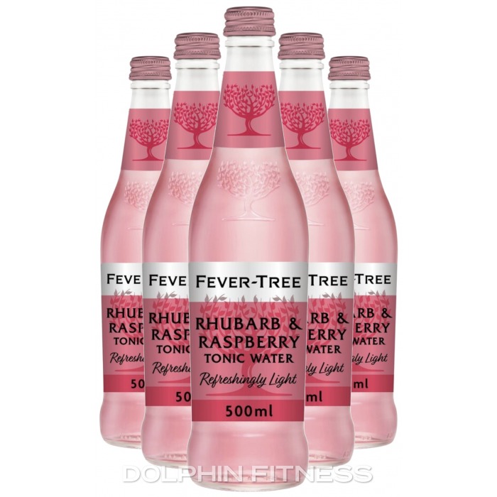 Fever Tree Light Rhubarb & Raspberry Tonic Water 8 x 500 ml