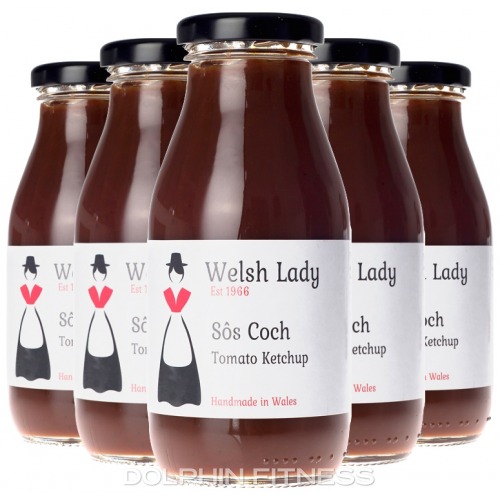 Welsh Lady Sos Coch Tomato Ketchup 6 x 285g