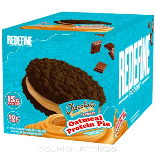 Redefine Foods Oatmeal Protein Pie 8 x 70g Peanut Butter