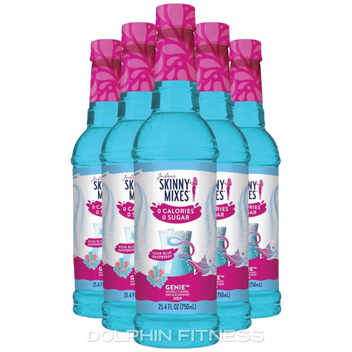 Jordan's Skinny Syrups Genie Sour Blue Raspberry 6 x 750 ml