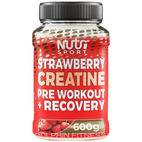 NutriSport Strawberry Creatine Pre-Workout + Recovery 600g