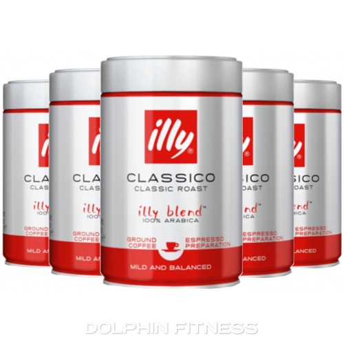 Illy Classico Classic Roast Ground Coffee 6 x 250g