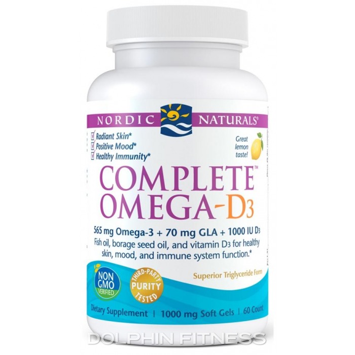 Nordic Naturals Complete Omega-D3 60 Softgels