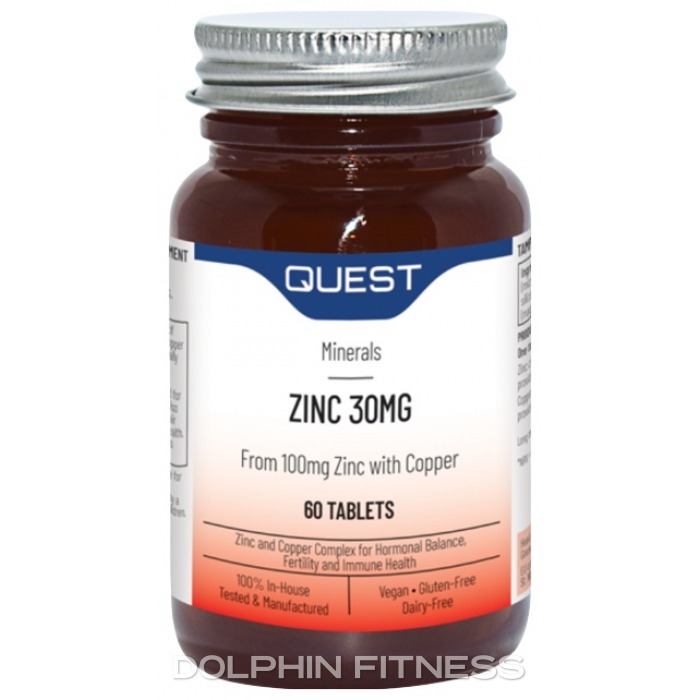 Quest Zinc 30mg 60 Tablets