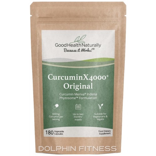 Good Health Naturally Curcumin X4000 Original (180 Vegetable Capsules ...