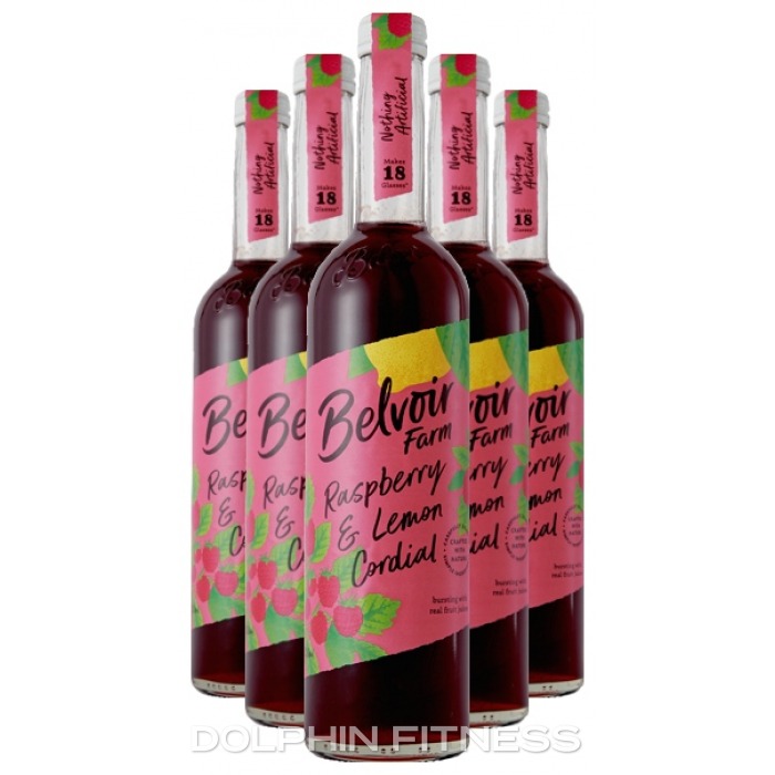 Belvoir Raspberry & Lemon Cordial 6 x 500 ml