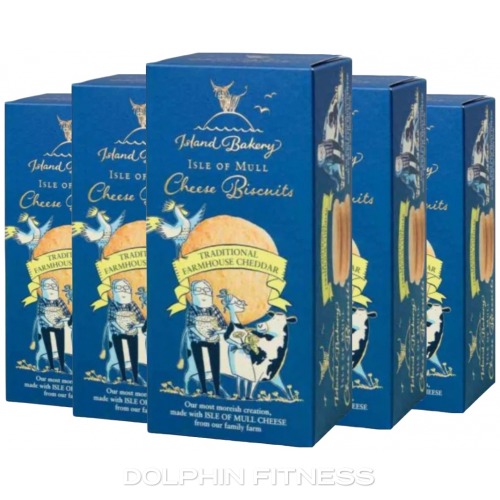 Island Bakery Cheese Biscuits Cheddar 12 x 100g