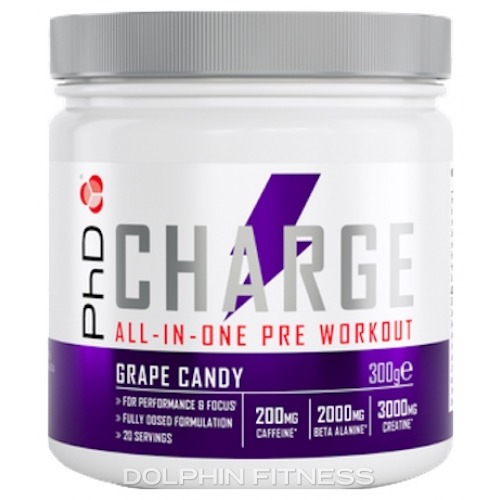 PhD Charge Pre-Workout Powder 300g
