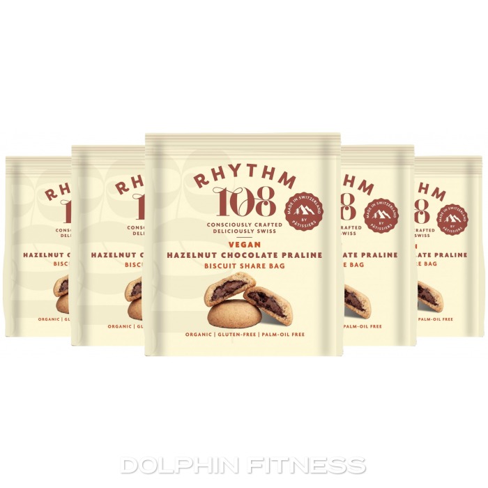 Rhythm 108 Hazelnut Chocolate Praline Biscuit 8 x 135g