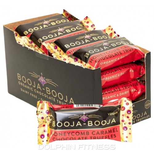 Booja-Booja Vegan Honeycomb Caramel Chocolate Truffles 16 x 2 Pack