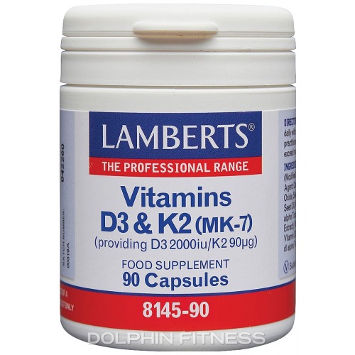 Lamberts Vitamins D3 & K2 90 Capsules