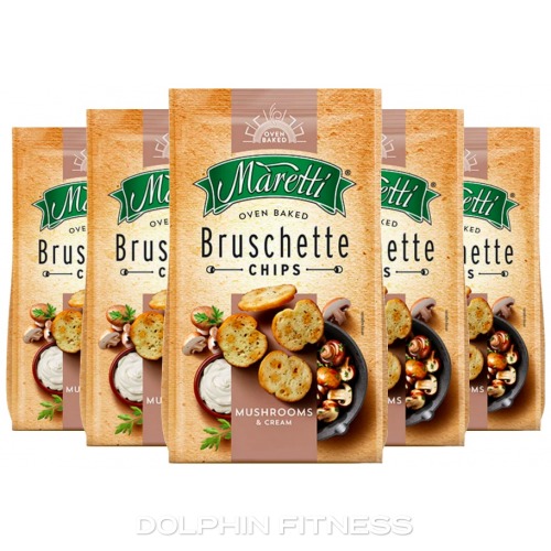 Maretti Mushrooms and Cream Bruschette Chips 15 x 70g