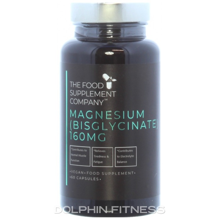 The Food Supplement Company Magnesium Bisglycinate 160mg 60 Capsules