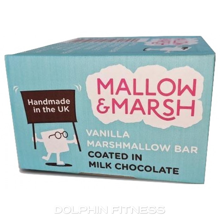Mallow & Marsh Vanilla Marshmallow Bar Coated in Milk Chocolate 12 x 35g