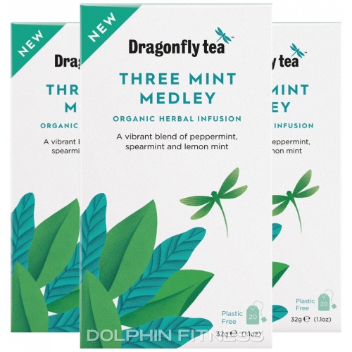 Dragonfly Tea Three Mint Medley 4 x 20 Teabags
