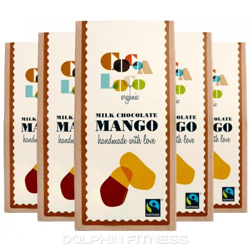 Cocoa Loco Milk Chocolate Mango Bar 6 x 100g