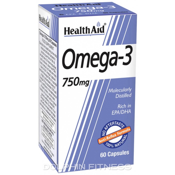 HealthAid Omega-3 750 mg 60 Capsules