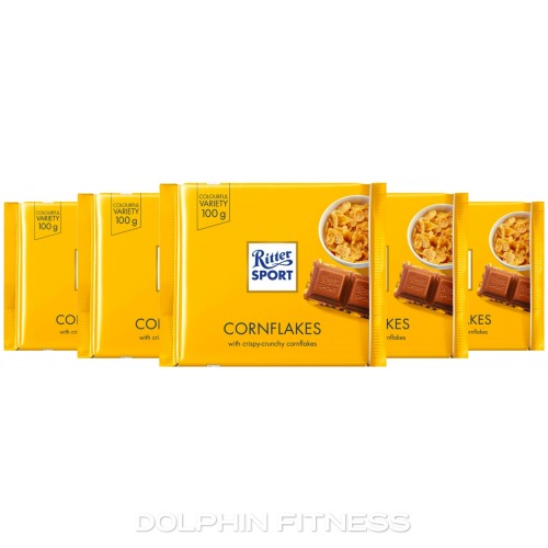Ritter Sport Cornflakes Milk Chocolate 10 x 100g