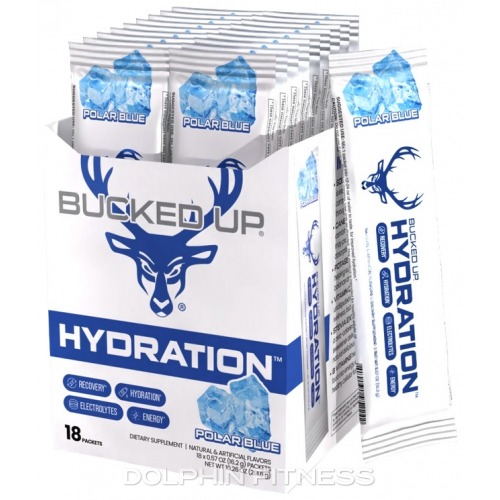 Bucked Up Hydration 18 x 16.4g Polar Blue