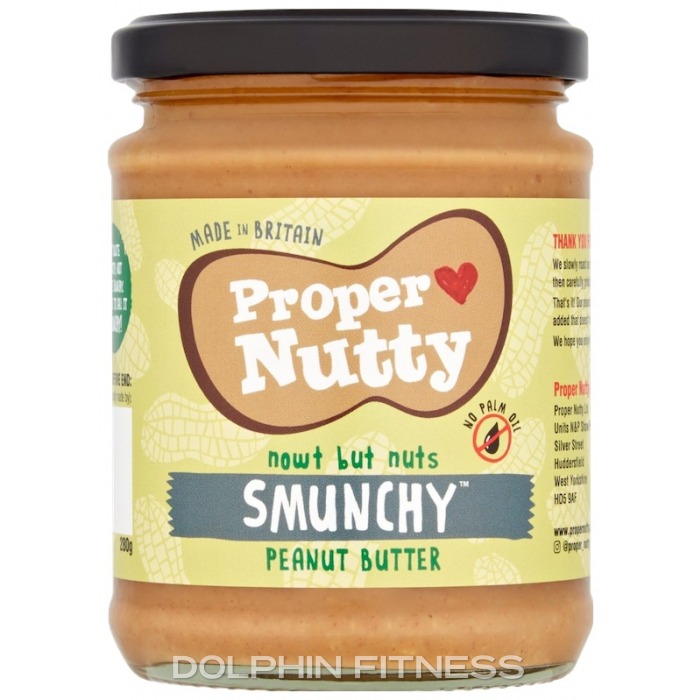 Proper Nutty Nowt But Nuts Smunchy Peanut Butter 1 x 280g