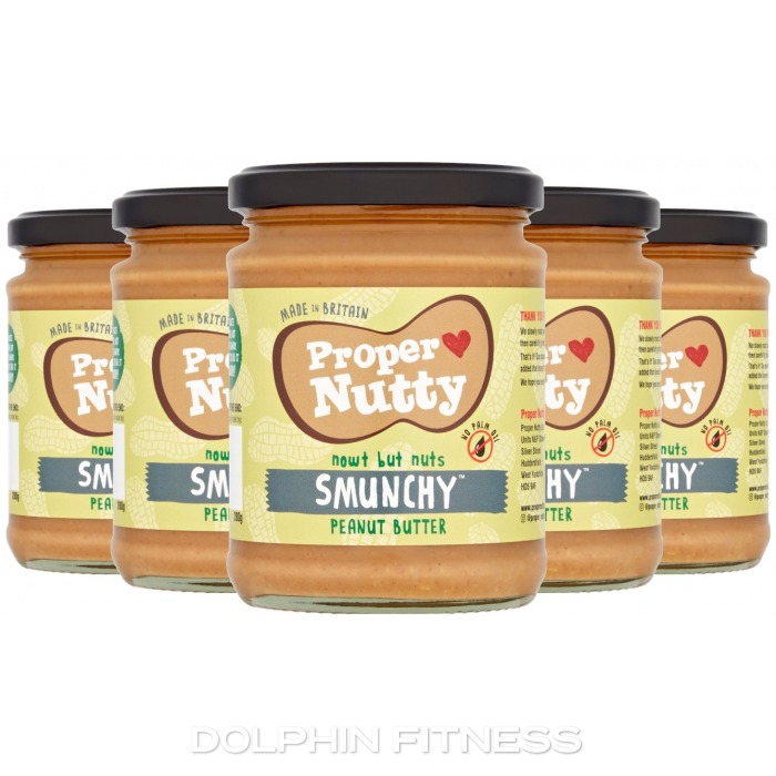 Proper Nutty Nowt But Nuts Smunchy Peanut Butter 6 x 280g