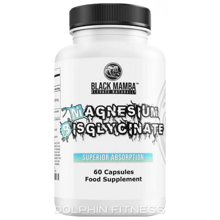 Black Mamba Magnesium Bisglycinate 60 Capsules