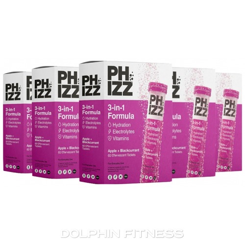 Phizz 3-in-1 Formula (6 x 60 Tablets) Apple & Blackcurrant