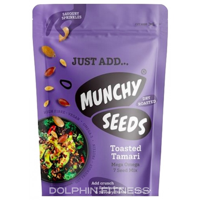 Munchy Seeds Toasted Tamari Mega Omega 7 Seed Mix 1 x 125g