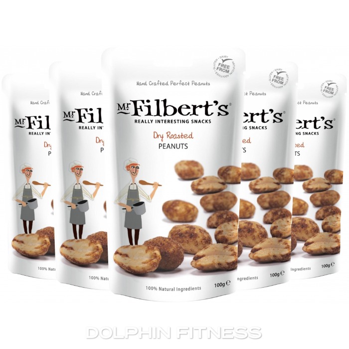 Mr. Filberts Dry Roasted Peanuts 12 x 100g
