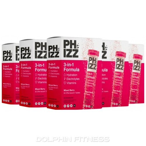Phizz 3-in-1 Formula (6 x 60 Tablets) Mixed Berry