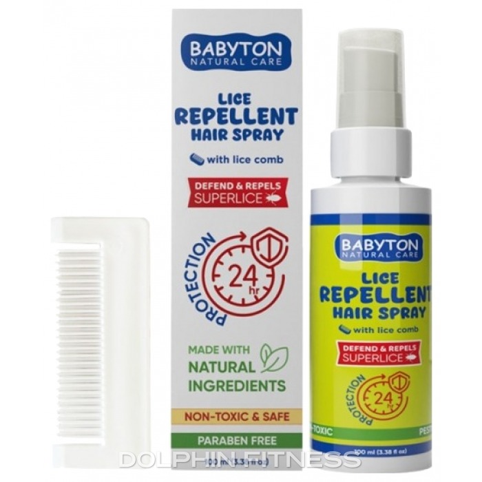 Babyton Lice Repellent Hair Spray & Comb 100 ml