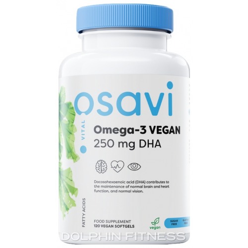 Osavi Omega-3 Vegan 250mg DHA 120 Vegan Softgels