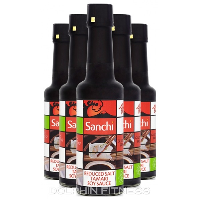 Sanchi Reduced Salt Tamari Soy Sauce 6 x 150 ml