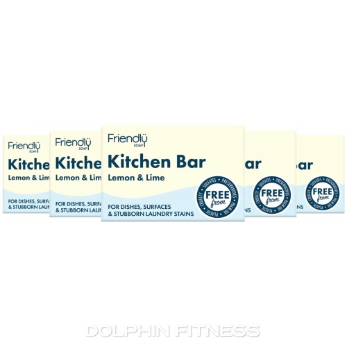 Friendly Soap Lemon Lime Kitchen Bar 6 x 95g