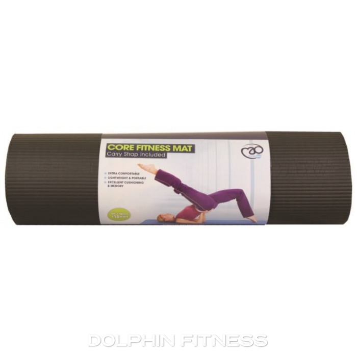 Fitness Mad Core Fitness Mat 10 mm Black