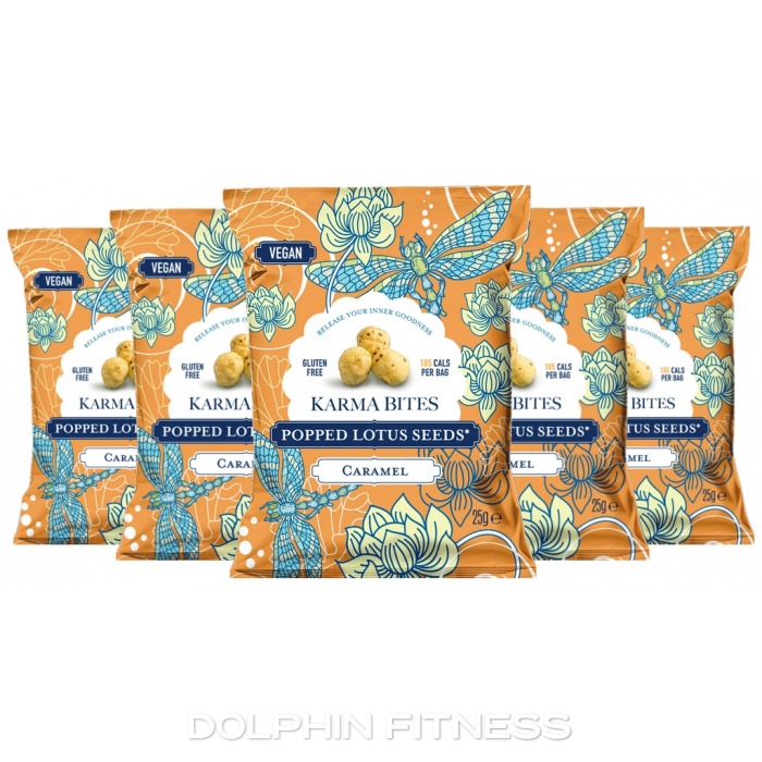 Karma Bites Popped Lotus Seeds 12 x 25g Himalayan Pink Salt