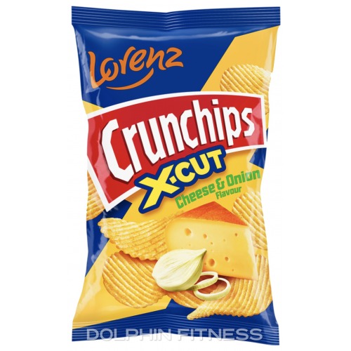 Lorenz Crunchips X-Cut Cheese & Onion 1 x 75g