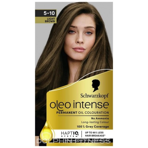 Schwarzkopf Oleo Intense Permanent Oil Colour (1 x 1 Pack) Light Brown 5-10