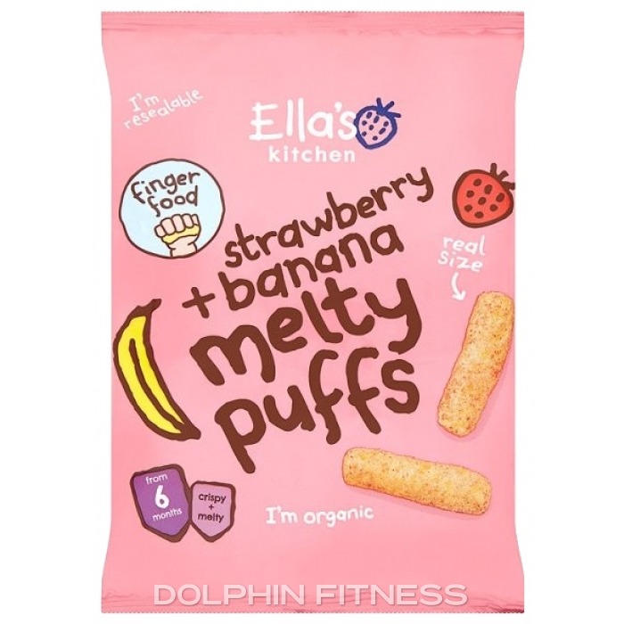 Ella's Kitchen Organic Melty Puffs Baby Snack 6+ Months 1 x 20g