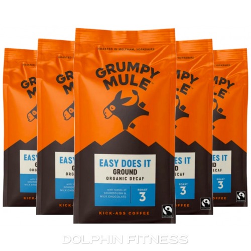 Grumpy Mule Organic Decaf Coffee (6 x 200g) Ground