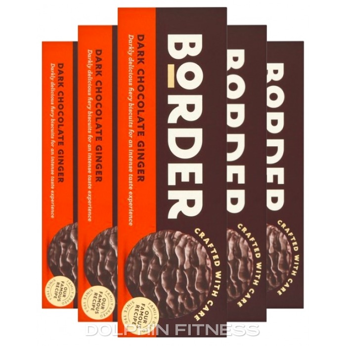 Border Dark Chocolate Ginger 14 x 150g