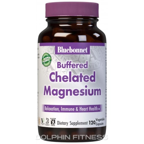 Bluebonnet Buffered Chelated Magnesium 120 Vegetable Capsules