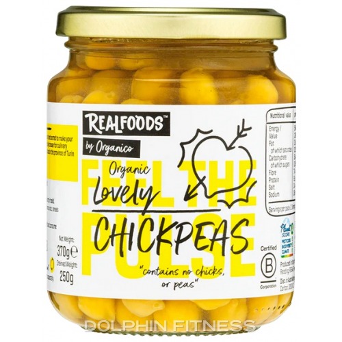 Realfoods by Organico Chickpeas in Water 1 x 370g