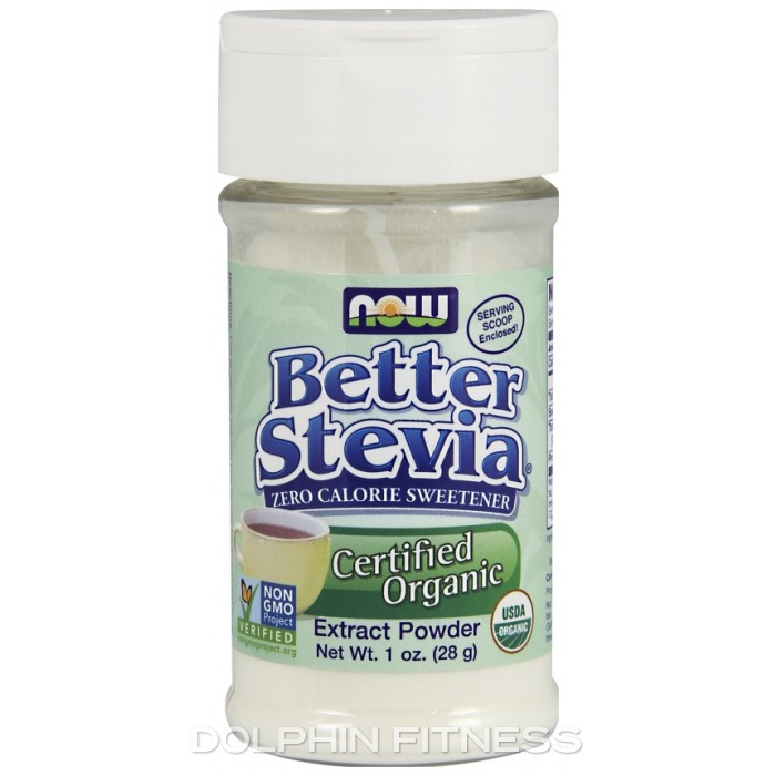 NOW Organic Better Stevia Extract Powder 28g