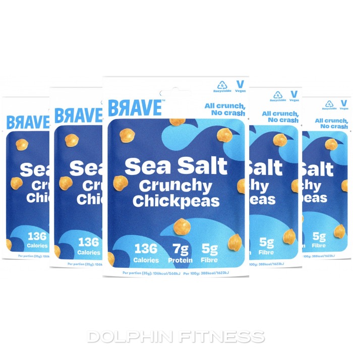 Brave Foods Sea Salt Crunchy Chickpeas 12 x 35g