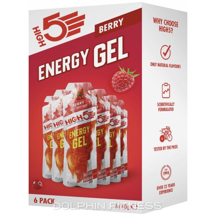 High5 Energy Gel 6 x 40g Berry