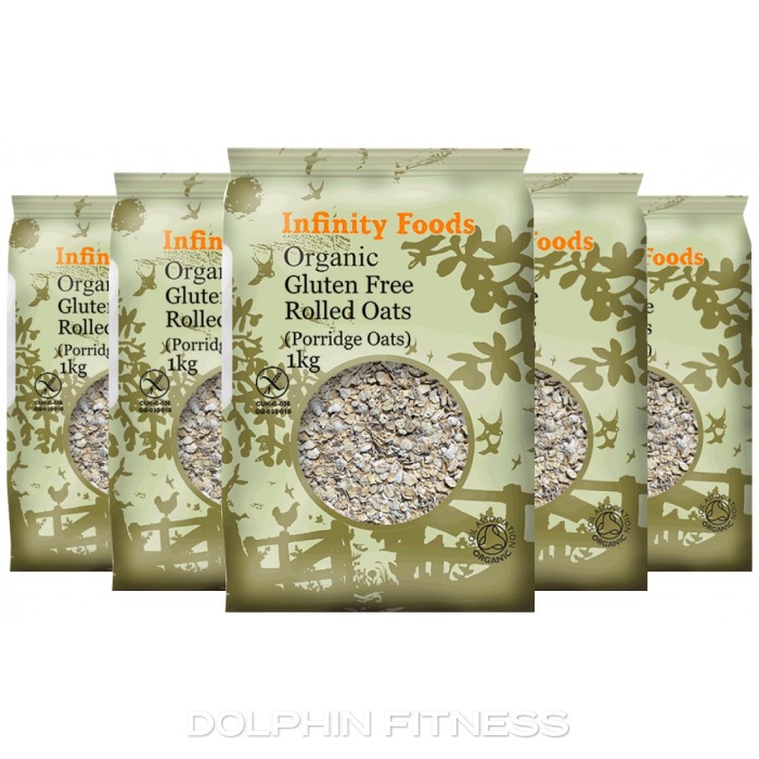 Infinity Foods Organic Gluten-free Rolled Oats 6 x 1 kg