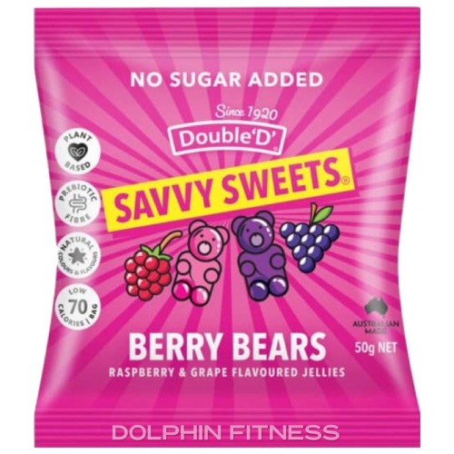 Savvy Sweets Berry Bears 1 x 50g