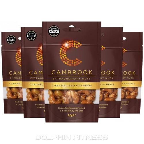 Cambrook Caramelised Cashews 9 x 80g